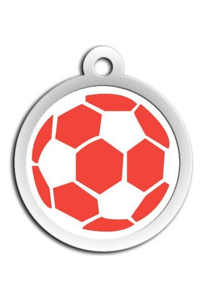 Dalis Pet Tag - Mineli Seri Futbol Topu Desenli Künye - Sarı - Lacivert Dalis Pet Tag - Mineli Seri Futbol Topu Desenli Künye - Sarı - Lacivert