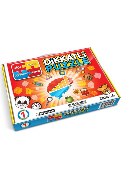Adeda Yayıncılık Dikkatli Puzzle - Dikkati Güçlendirme Seti - Osman Abalı Adeda Yayıncılık Dikkatli Puzzle - Dikkati Güçlendirme Seti - Osman Abalı