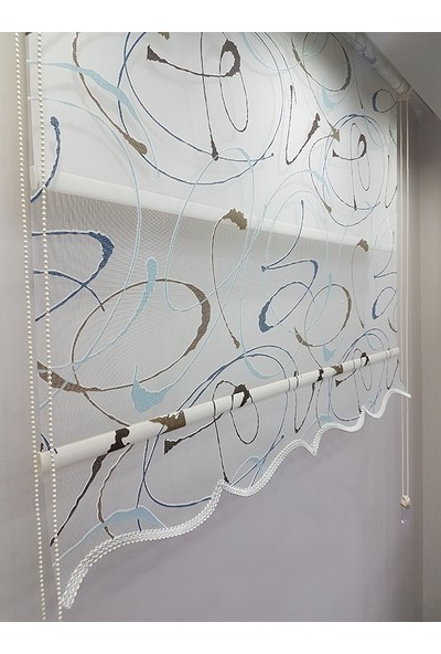 Brillant Çift Mekanizmalı Tül Stor Perde MT1035 Brillant Çift Mekanizmalı Tül Stor Perde MT1035