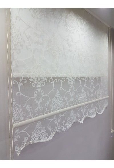 Brillant Çift Mekanizmalı Tül Stor Perde MT1018 170 x 200 cm Brillant Çift Mekanizmalı Tül Stor Perde MT1018 170 x 200 cm