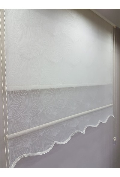 Brillant Çift Mekanizmalı Tül Stor Perde MT1095 Brillant Çift Mekanizmalı Tül Stor Perde MT1095