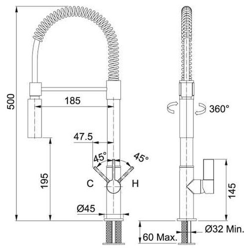 Franke Fox Pro Armatür, Krom Fiyatı - Taksit Seçenekleri