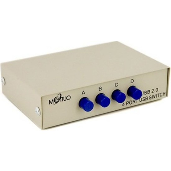 Maıtuo Mt-1A4B-C 4 Pc 4 Port Manuel Usb2.0 Switch Box Fiyatı