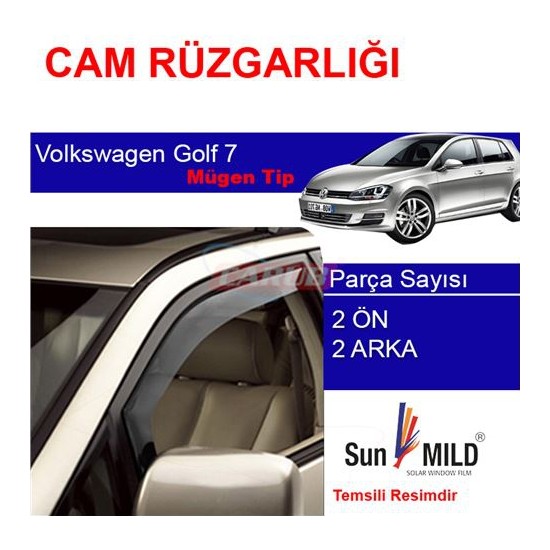 Sunplex 4 Lü Volkswagen Golf 7 Ön-Arka Sport Style Sun Mild Fiyatı