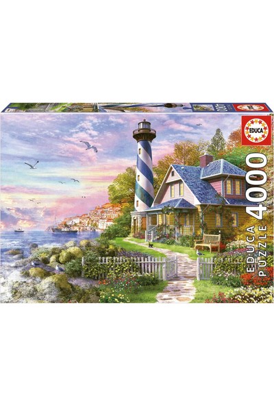 Educa Puzzle Lighthouse At Rock Bay 4000 Parça Puzzle Educa Puzzle Lighthouse At Rock Bay 4000 Parça Puzzle