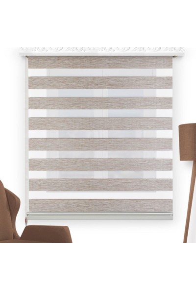 Brillant Bambu Krem Zebra Perde 426-110