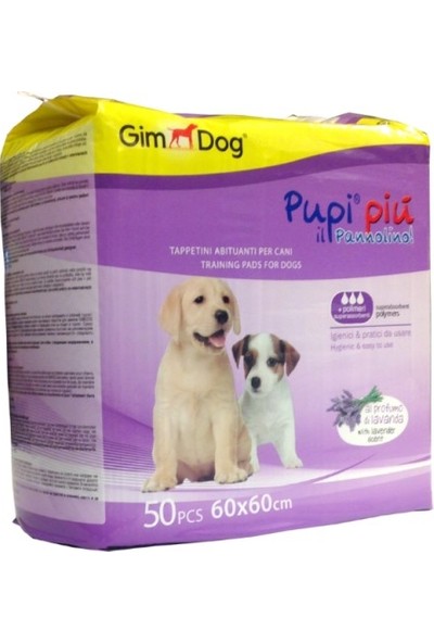 Gimdog Pupi Pici Lavanta Kokulu Köpek Çiş (Eğitim) Pedi 60 x 60 cm 50 Pcs Gimdog Pupi Pici Lavanta Kokulu Köpek Çiş (Eğitim) Pedi 60 x 60 cm 50 Pcs