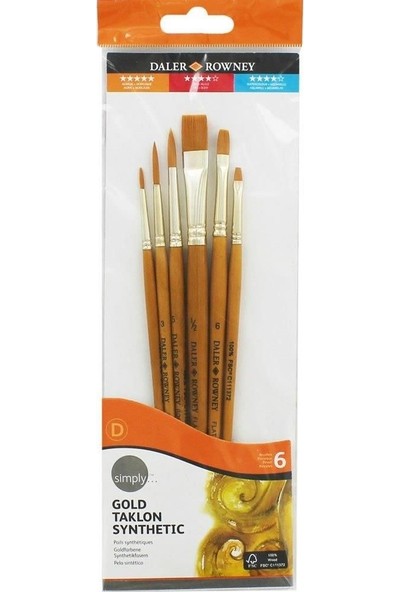 Daler Rowney Fırça Seti 6Lı Set1 216920600