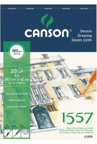 Canson Resim K. 1557 35X50 200 Gr 125Li 204121512 Canson Resim K. 1557 35X50 200 Gr 125Li 204121512