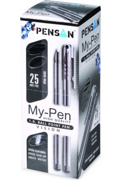 PENSAN TÜKENMEZ MY-PEN 1.0 SİYAH 2210 25 Lİ PENSAN TÜKENMEZ MY-PEN 1.0 SİYAH 2210 25 Lİ
