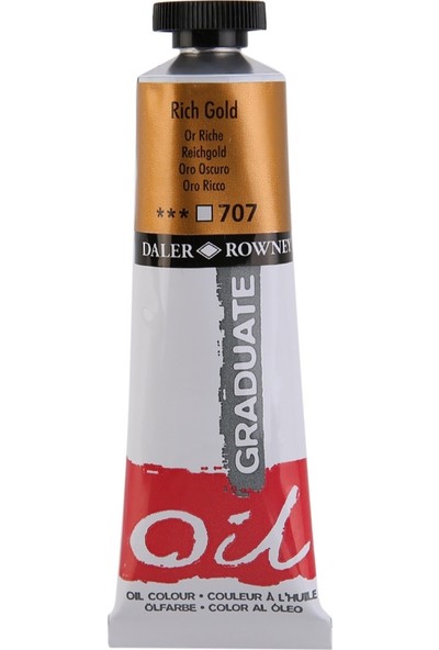 Daler Rowney Yağlı Boya Grad 38Ml-707 Rıch Gold Daler Rowney Yağlı Boya Grad 38Ml-707 Rıch Gold