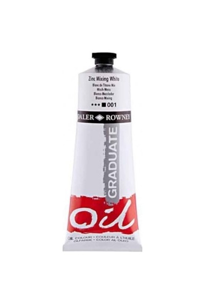 Daler Rowney Yağlı Boya Graduate 38 ML-001 Zinc Mix.White Daler Rowney Yağlı Boya Graduate 38 ML-001 Zinc Mix.White