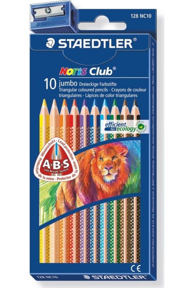 Staedtler Kuruboya Norıs Jumbo 10Lu 128 Nc10 Staedtler Kuruboya Norıs Jumbo 10Lu 128 Nc10