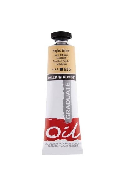 Daler Rowney Yağlı Boya Graduate 38 ML-635 Naples Yellow Daler Rowney Yağlı Boya Graduate 38 ML-635 Naples Yellow
