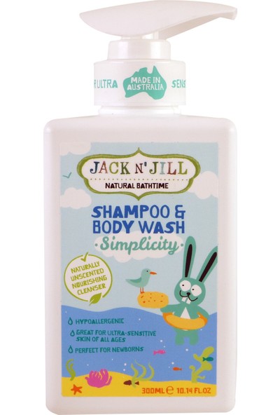 Jack N' Jill Shampoo Simplicity 300 ml Jack N' Jill Shampoo Simplicity 300 ml