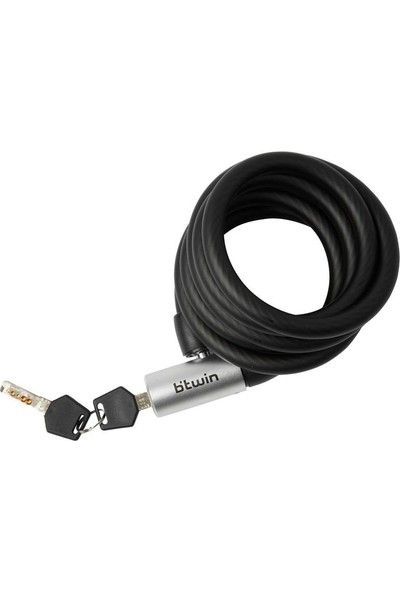 Btwin Bisiklet Kilidi Anahtarlı Spiral Btwin Bisiklet Kilidi Anahtarlı Spiral