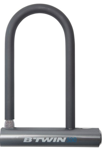 Btwin 500 U Bisiklet Kilidi Gri