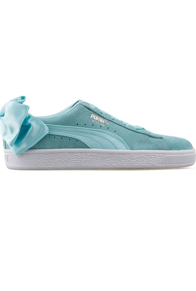 Puma Yeşil Kadın Ayakkabısı Spor 36731703 Suede Bow Wn S island Paradise-island Pa