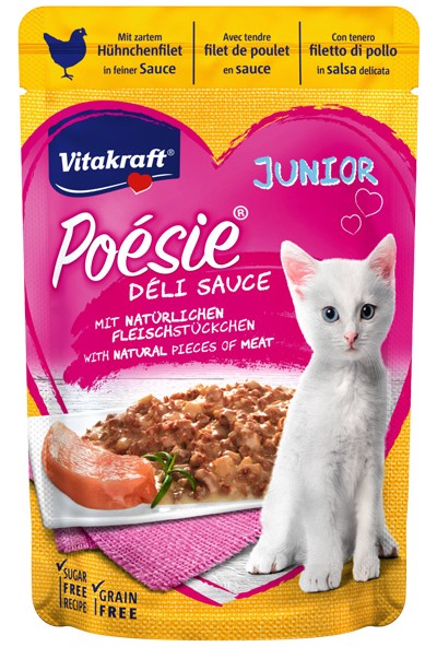 Vitakraft Poesie Soslu Tavuk Etli Yavru Kedi Konservesi 85 Gr Vitakraft Poesie Soslu Tavuk Etli Yavru Kedi Konservesi 85 Gr