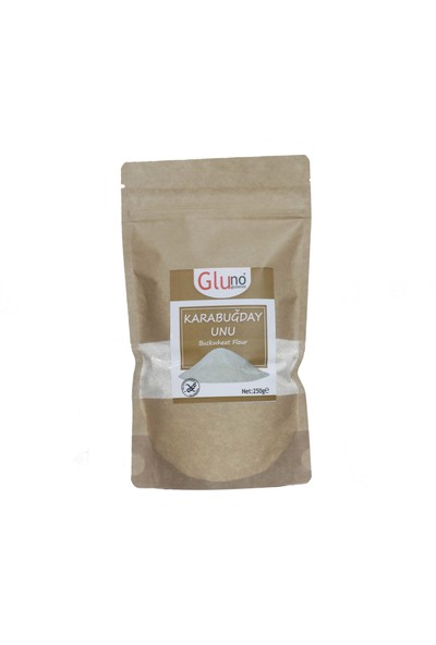 Gluno Glutensiz Karabuğday Unu 250 gr Gluno Glutensiz Karabuğday Unu 250 gr
