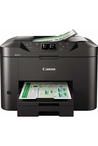 Canon Maxify MB2750 Fotokopi+Fax+Mürekkep Püskürtmeli Yazıcı Canon Maxify MB2750 Fotokopi+Fax+Mürekkep Püskürtmeli Yazıcı