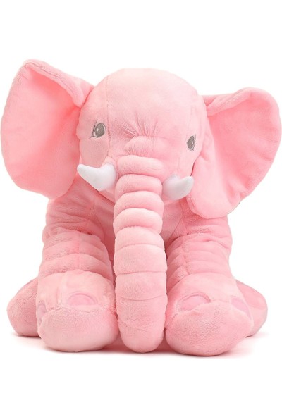 Birlik Oyuncak Uyku Arkadaşım Jumbo Fil 40cm Pembe