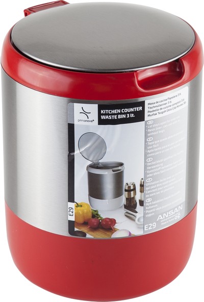 Primanova Pasifik Mutfak Tezgah Üstü Çop Kovası M-E29-04 Primanova Pasifik Mutfak Tezgah Üstü Çop Kovası M-E29-04