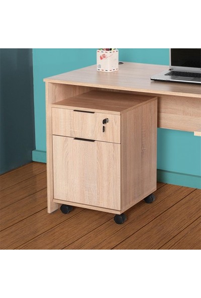 Adore Rio Kilitli Çekmeceli Keson - Sonoma