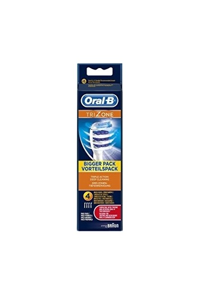 Oral-B Elektrikli Diş Fırçası Yedek Başlığı Trizone 4 Adet