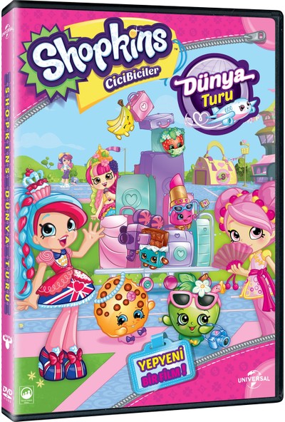 Cicibiciler : Dünya Turu - Shopkins : World Vacation DVD Cicibiciler : Dünya Turu - Shopkins : World Vacation DVD