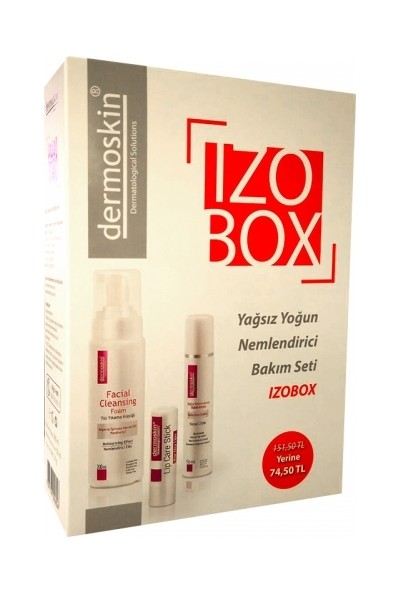Dermoskin Izobox Yağsız Yoğun Nemlendirme Bakım Seti Dermoskin Izobox Yağsız Yoğun Nemlendirme Bakım Seti