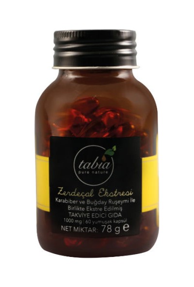 Tabia Zerdeçal Ekstresi 1000mg 60 Kapsül
