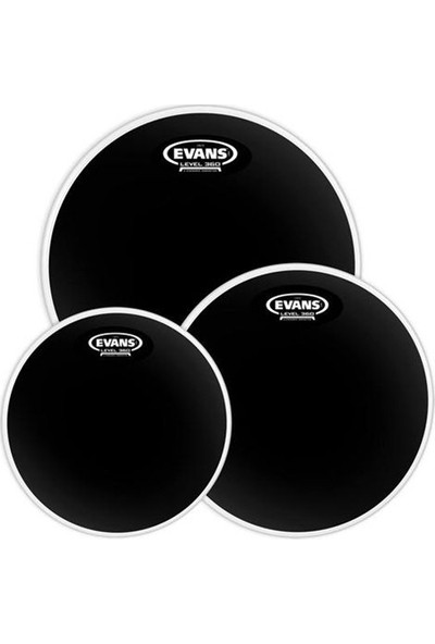 Evans Etpchrf Tom Deri Seti 10''-12''-14'' Fusion Siyah Krom Clear Fusion