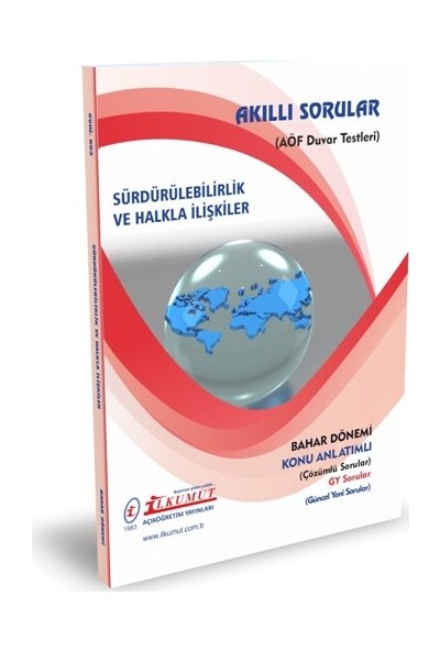 İlkumut Aöf - Sürdürülebilirlik Ve Halkla İlişkiler