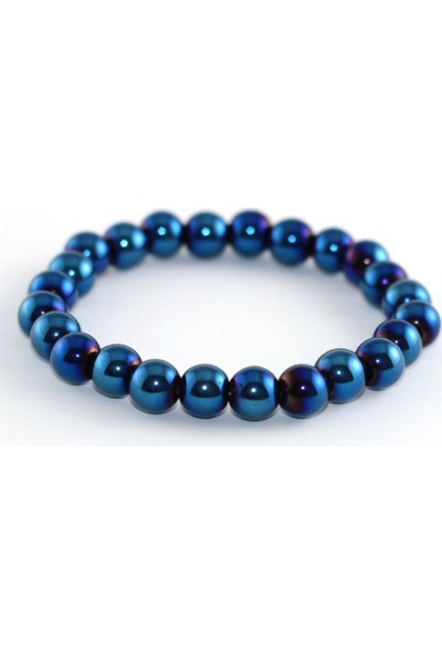 Optimoon Lacivert Hematit Doğaltaş Bileklik Optimoon Lacivert Hematit Doğaltaş Bileklik