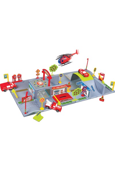 Mgs Smart Wheels İtfaiye Garaj 2'li Ünite