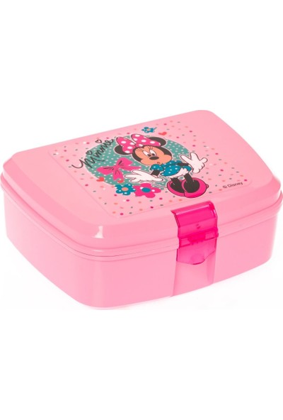 Herevin Minnie Mouse İki Bölmeli Beslenme Kutusu Herevin Minnie Mouse İki Bölmeli Beslenme Kutusu
