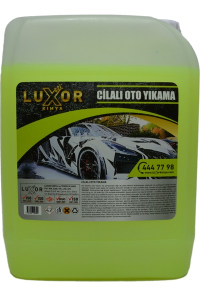 Luxor Kimya Cilalı Oto Şampuanı 5 lt