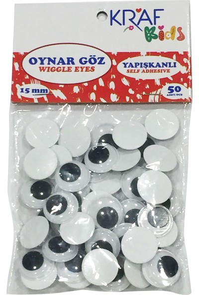Kraf Kids Oynar Göz 15 Mm 50 Li Kk60