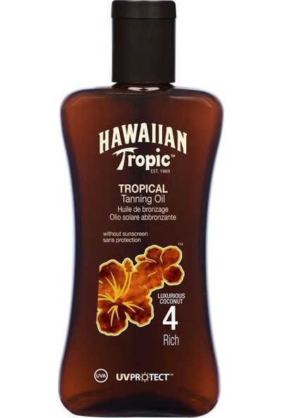 Hawaiian Tropic Yağ Spf 4 200 Ml