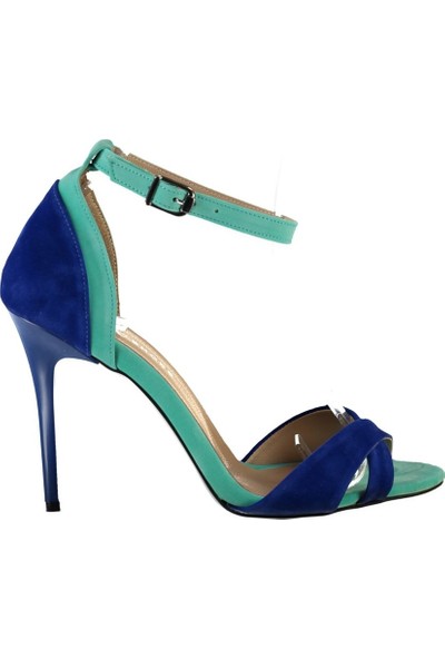 Fox Shoes Su Yeşili Saks Kadın Topuklu Ayakkabı B922113802 Fox Shoes Su Yeşili Saks Kadın Topuklu Ayakkabı B922113802