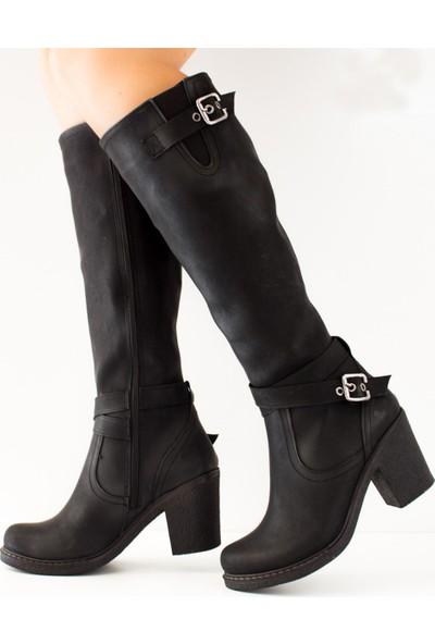 Fox Shoes Siyah Kadın Çizme C674250109