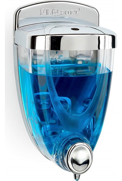 Flosoft F017 Sıvı Sabunluk 350 ML Krom