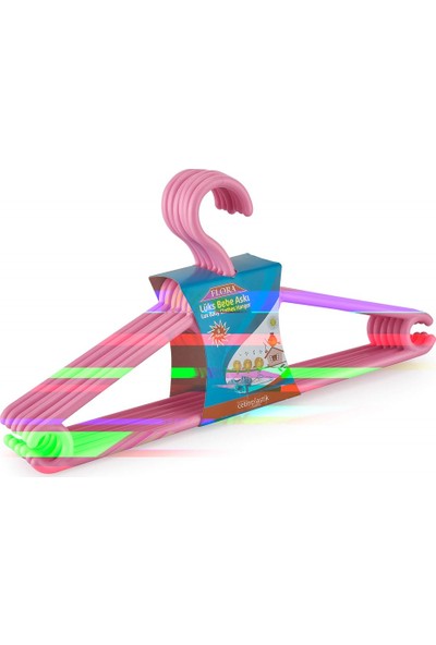 Flora F135 Lüks Bebe Askı 6'lı