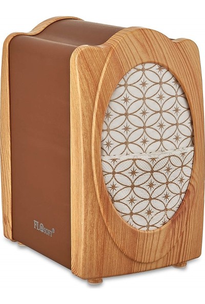 Flosoft F258 Fantastik Peçetelik Dikey Meşe