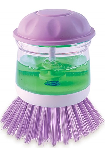 Flora F389 Deterjan Hazneli Bulaşık Fırçası