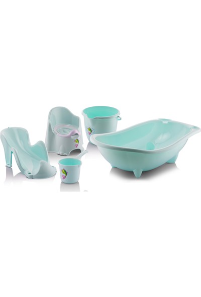 Dünya Plastik Bebek Küvet Seti 5 Parça