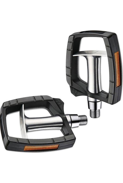 Xlc Pedal City/Trekking Reflektörlü Siyah CR-MO 9/16 VP-615