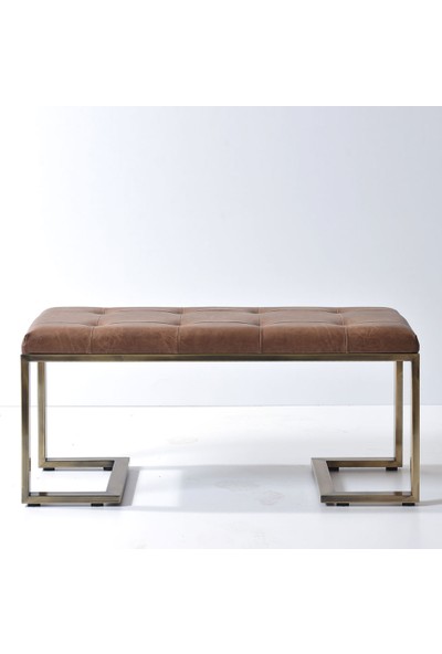 Ahşap Sokağı Verano Bench Oksit Sarı Metal Ayak Ahşap Sokağı Verano Bench Oksit Sarı Metal Ayak