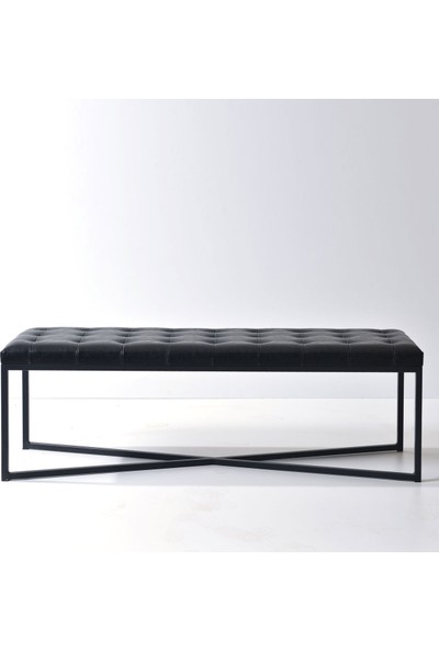 Ahşap Sokağı Aplet Bench Metal Ayak Kapitone Deri Ahşap Sokağı Aplet Bench Metal Ayak Kapitone Deri